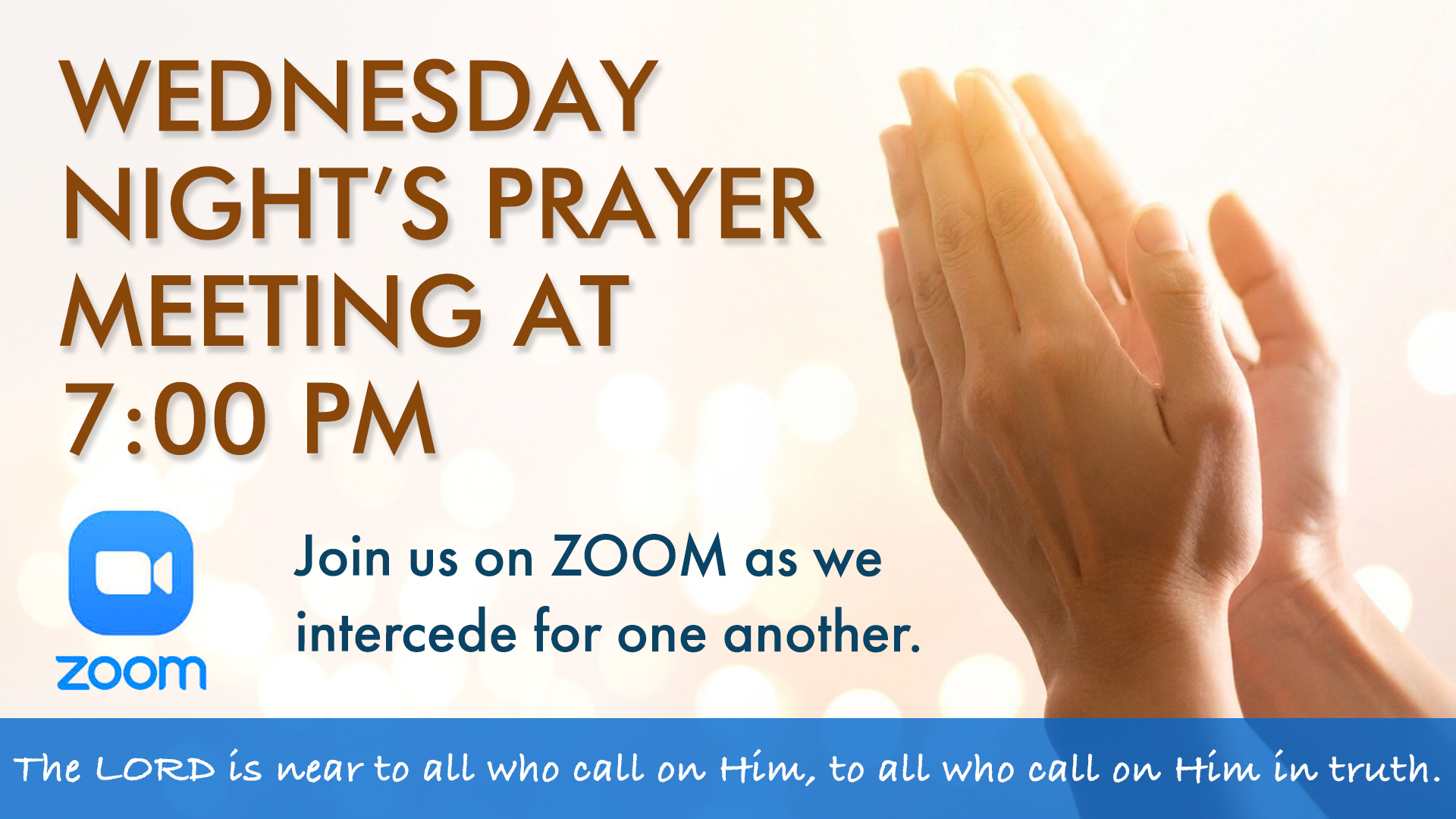 Wednesday Night's Prayer Meeting - Islington Evangel Centre | Toronto ...